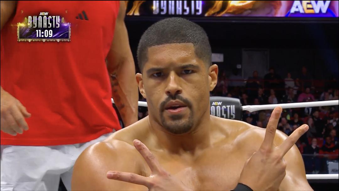Anthony Bowens Returns, Defeats Max Caster At AEW Dynasty