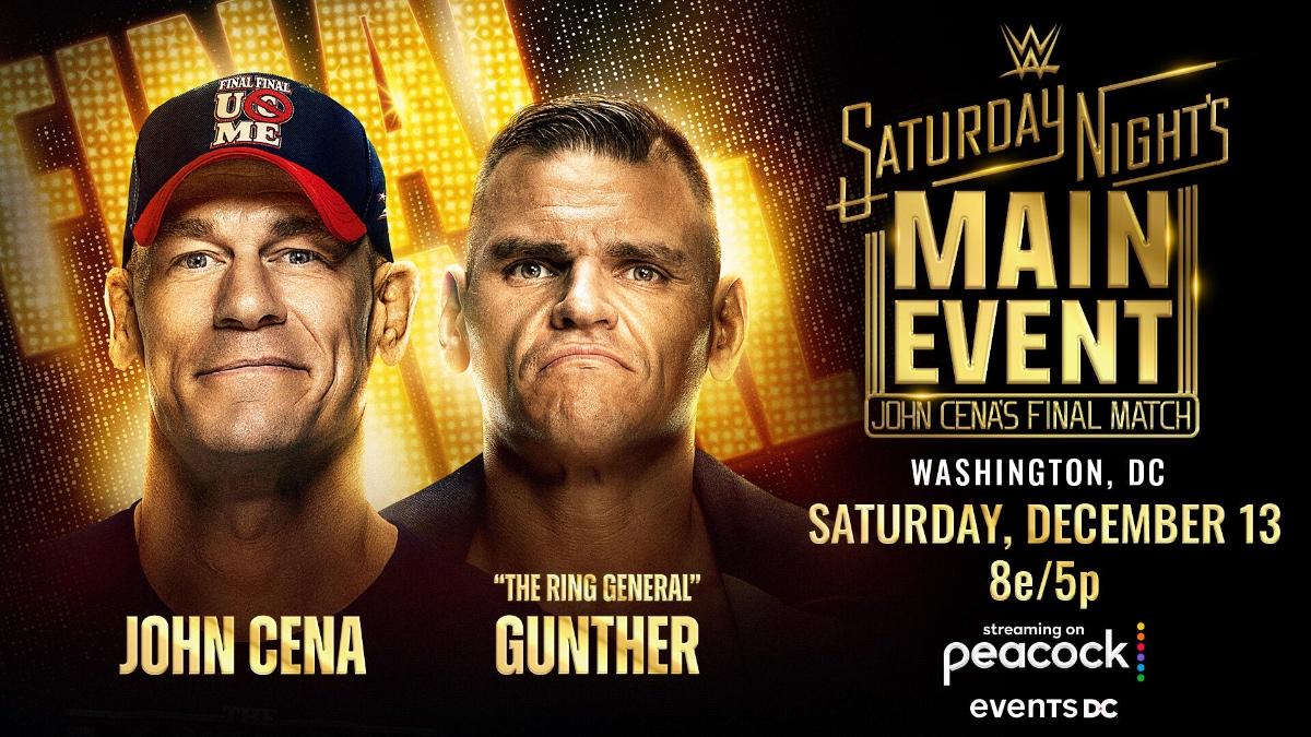 Why John Cena's Final Match May Not Close Out WWE Saturday Night's Main ...