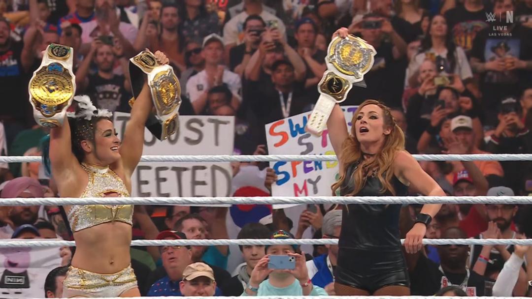 Becky Lynch Returns, Wins WWE Women's Tag Team Titles With Lyra Valkyria At WrestleMania 41