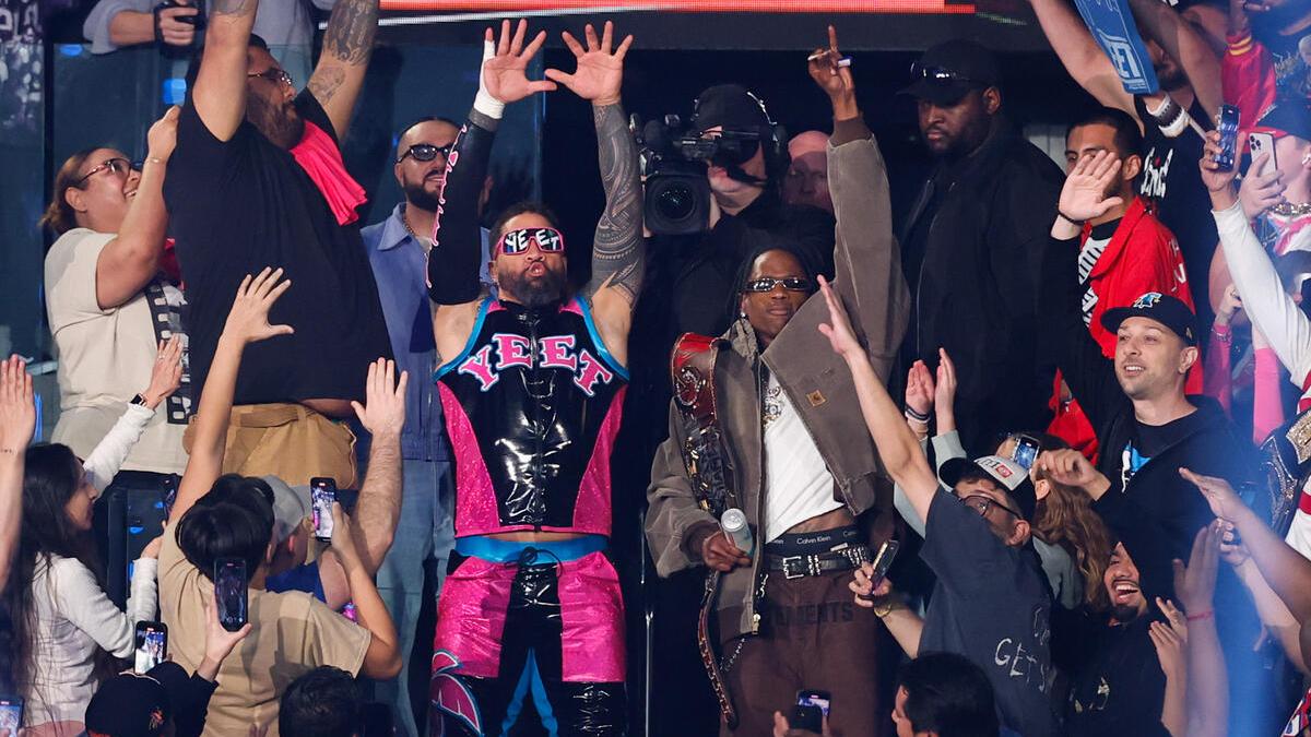 Report: No Heat On Travis Scott For Smoking A Joint On WWE Raw Netflix Premiere