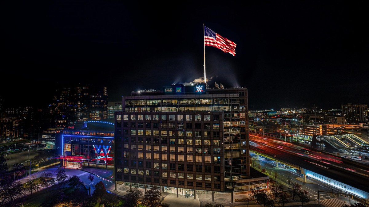 WWE's Giant US Flag Hits Power Line, Causes Thousands To Briefly Lose Power