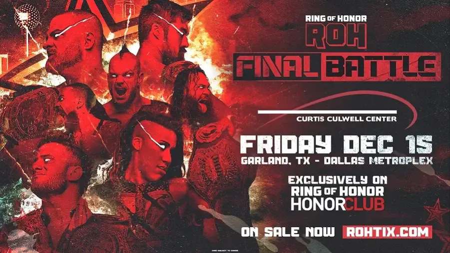ROH Final Battle 2023 Main Event Revealed