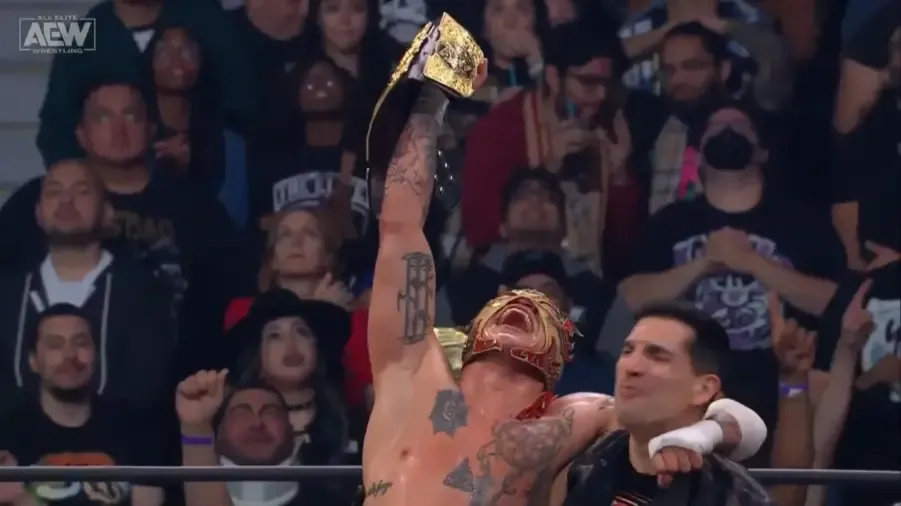 Rey Fenix Wins AEW International Title At Grand Slam