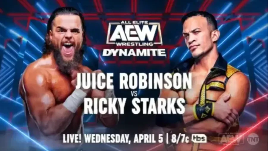 Ricky Starks Vs. Juice Robinson Announced For April 5 AEW Dynamite