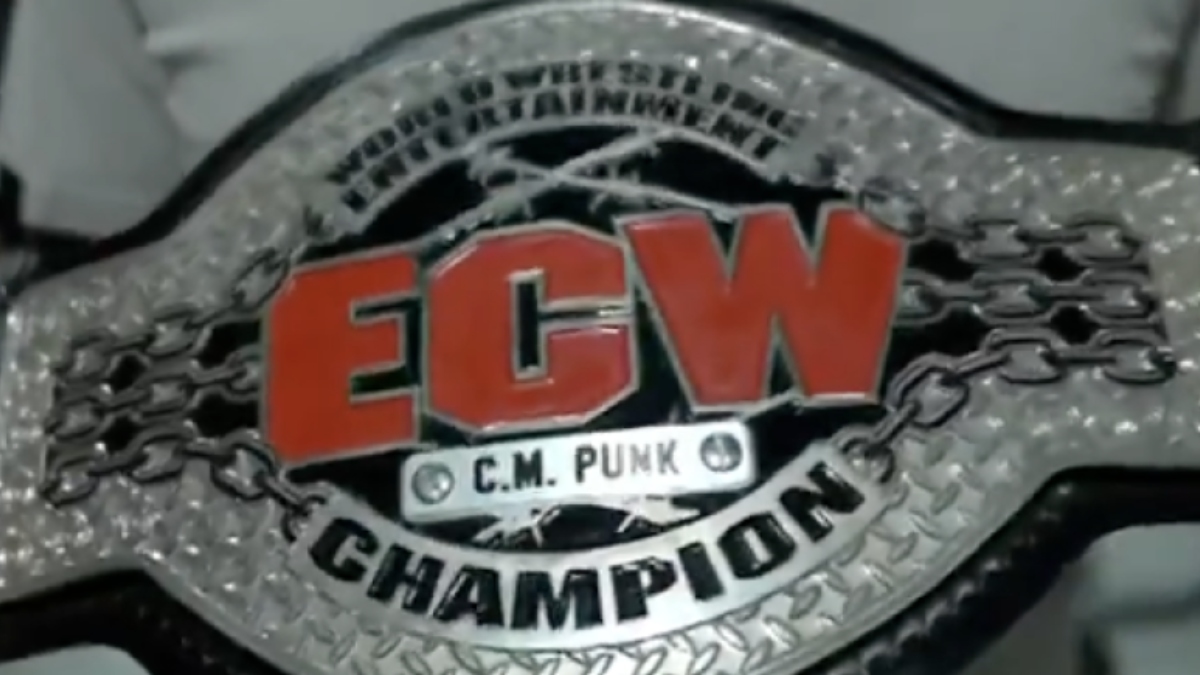 Scrapped WWE ECW Title Belt Revealed