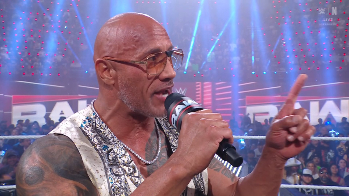 The Rock Returns On WWE Raw Netflix Premiere